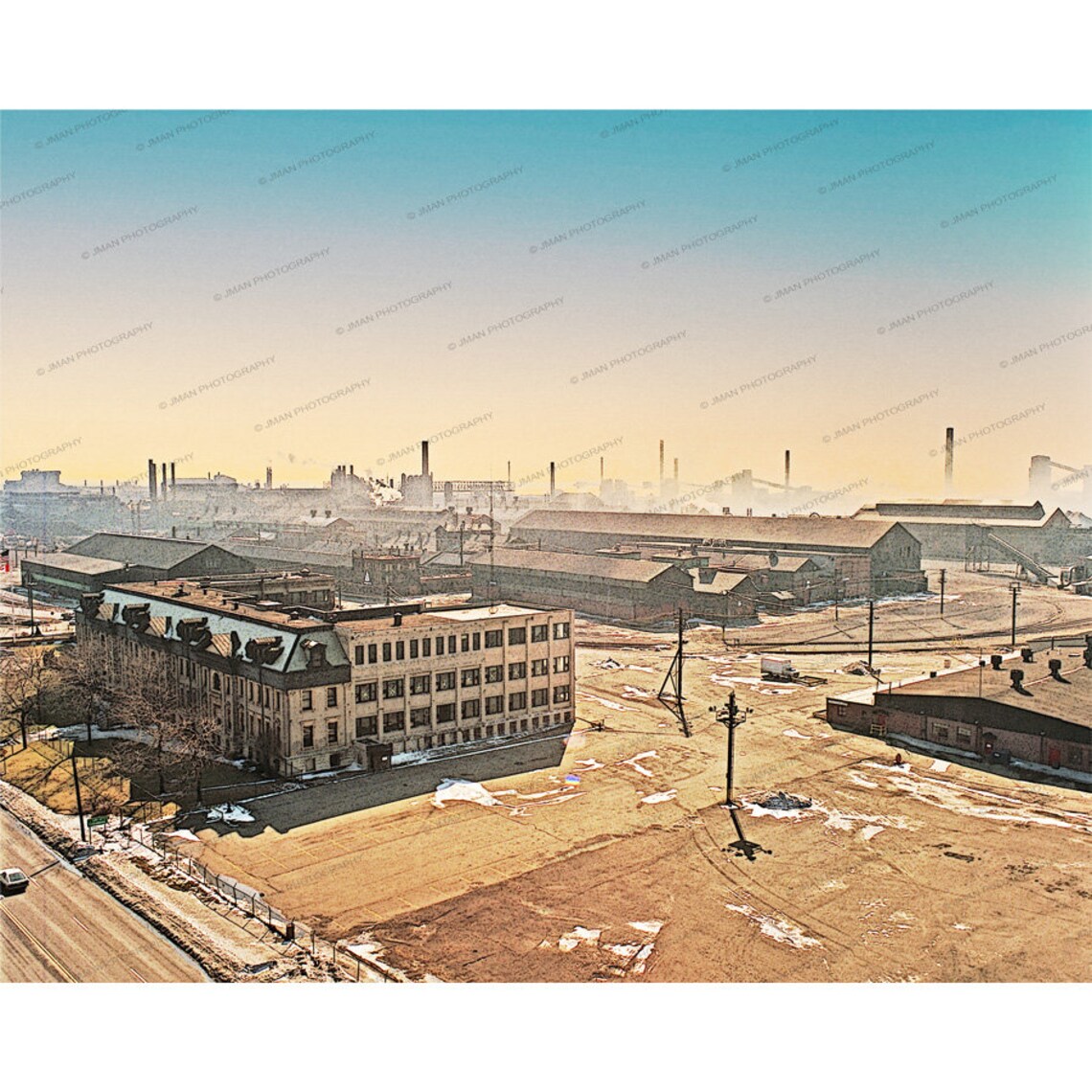 Bethlehem Steel Photograph- Lackawanna Ny--horizontal Image -- - Etsy