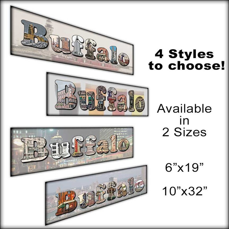 Buffalo Letters & Buildings - #3 Main Street - Etsy