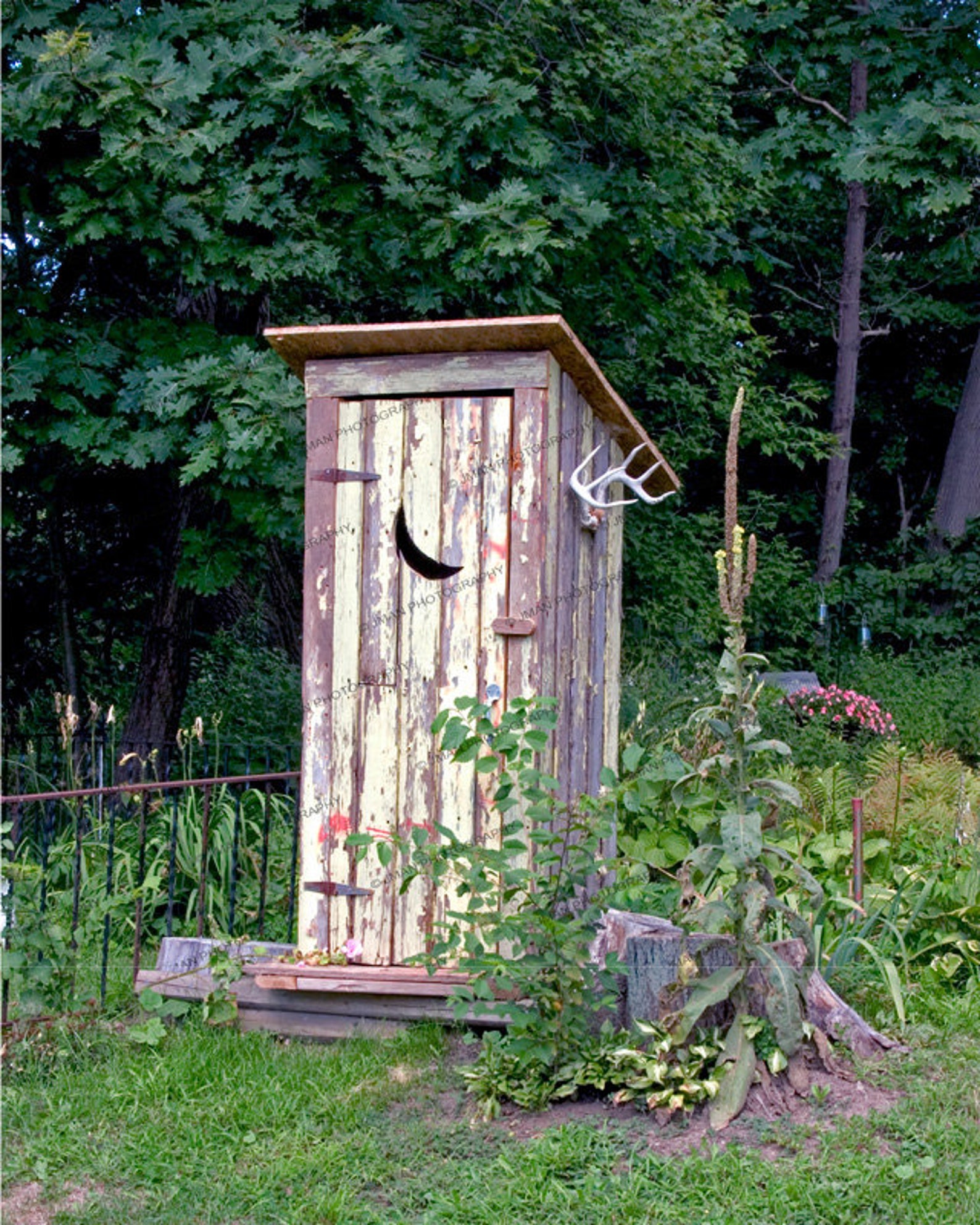 Half Moon Outhouse - Etsy
