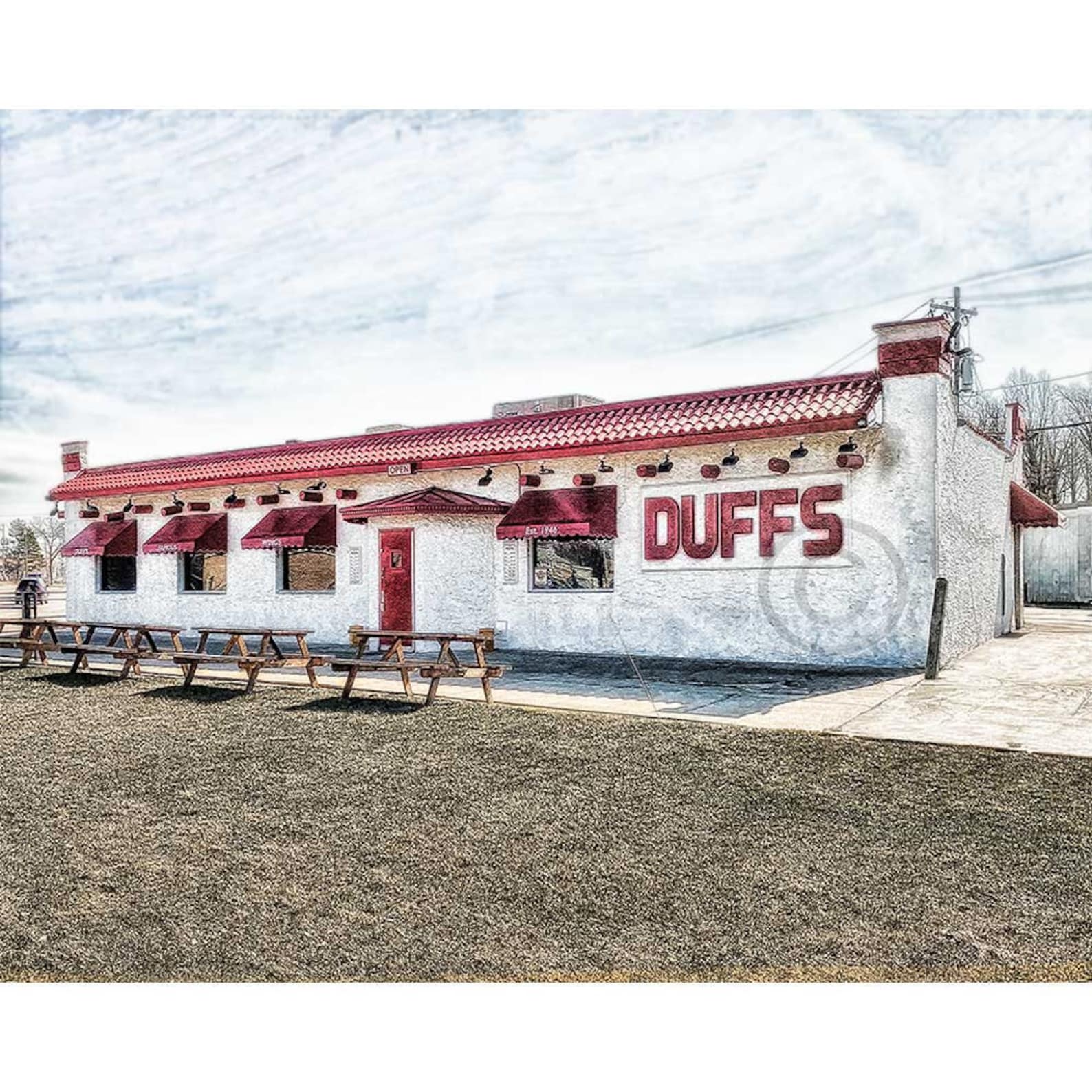 Duff's Wings Original Location Amherst Buffalo NY | Etsy