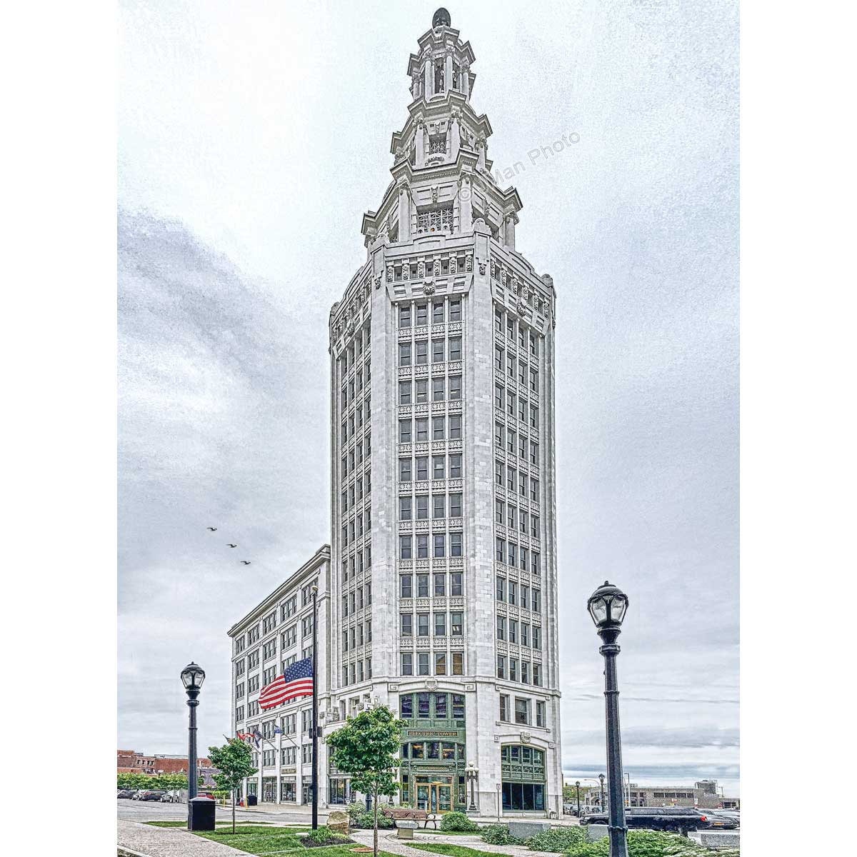 Electric Tower Photograph in Downtown Buffalo NY - Etsy