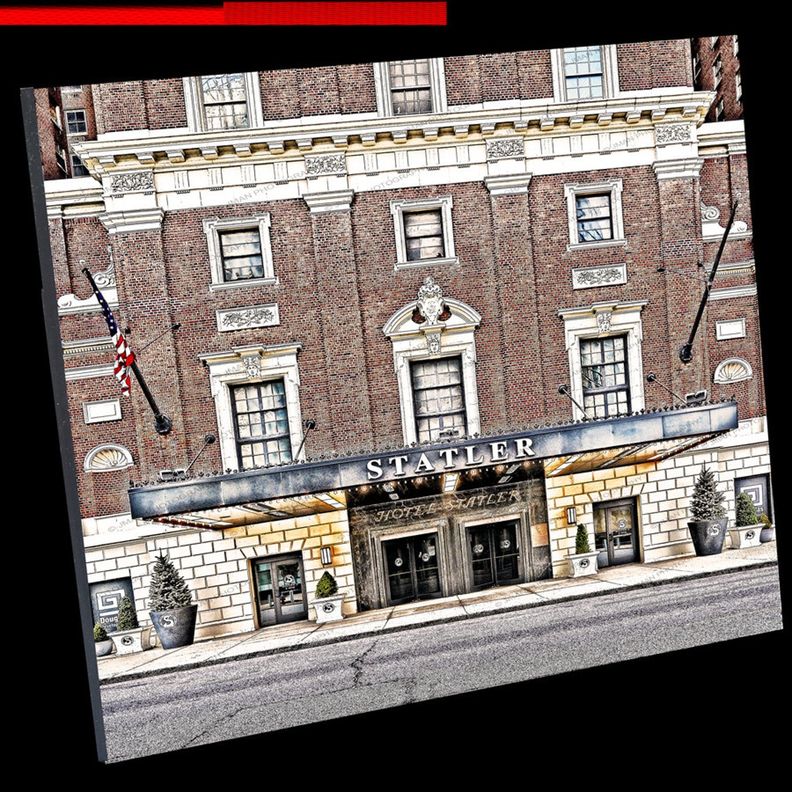 Statler Hotel Entrance- Buffalo, NY Photo--vertical Image -- - Etsy