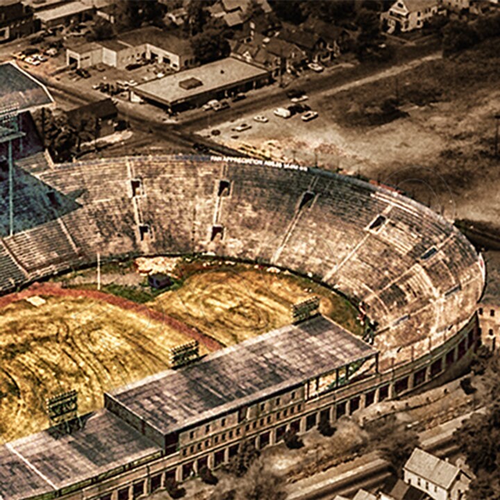 War Memorial Stadium - the Rockpile - Buffalo Ny--horizontal Image ...
