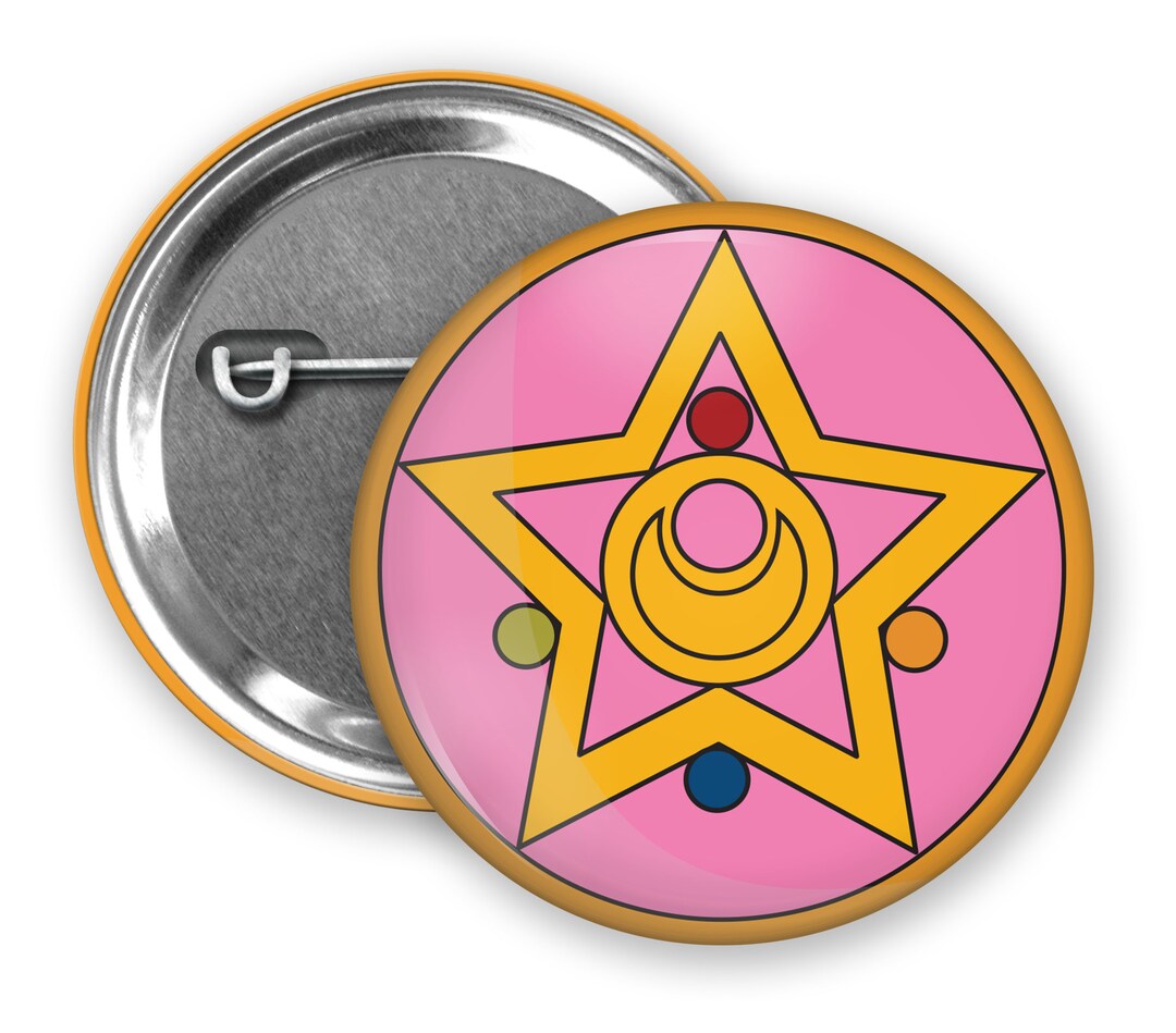 Sailor Moon Crystal Star Button - Etsy