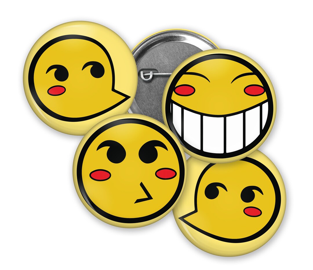 Radical Edward Emoji Buttons - Etsy