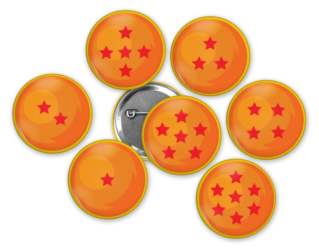 Dragonball Buttons - Etsy