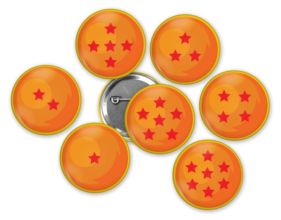 Dragonball Buttons - Etsy
