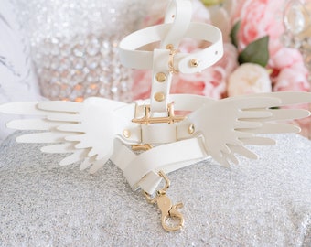 Angel dog collar | Etsy