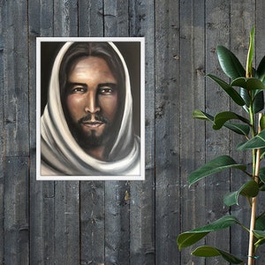Digital Download of Jesus, Accurate Jesus Portrait, Jesus Print, Brown ...