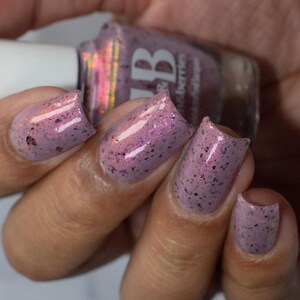 The End is Pie Pale Purple Nail Polish W/ Purple-pink-gold Shifty ...