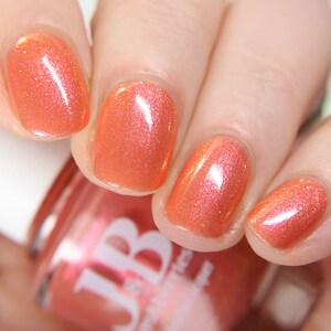 Fair is Ferragamo - Salmon Nail Polish W/ Pink-orange-gold-green Shifty ...