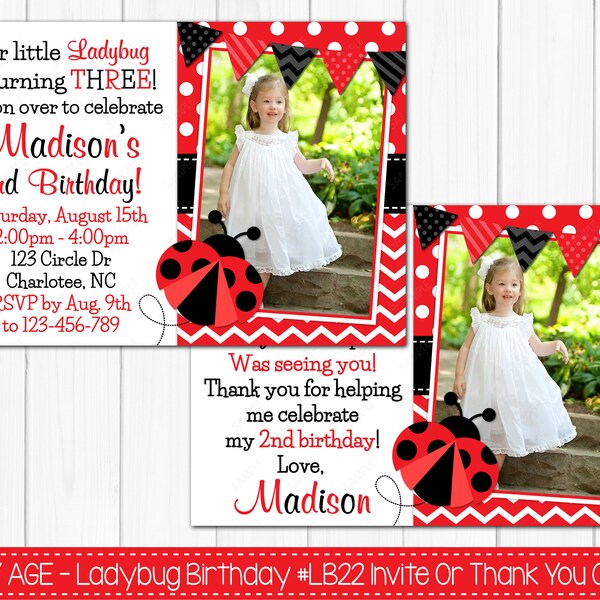 Miraculous Lady Bug Birthday Card - Etsy
