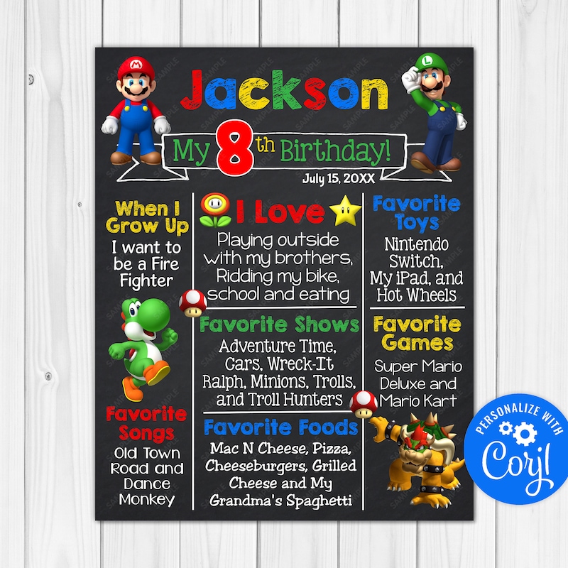Mario Brothers Decor - Etsy