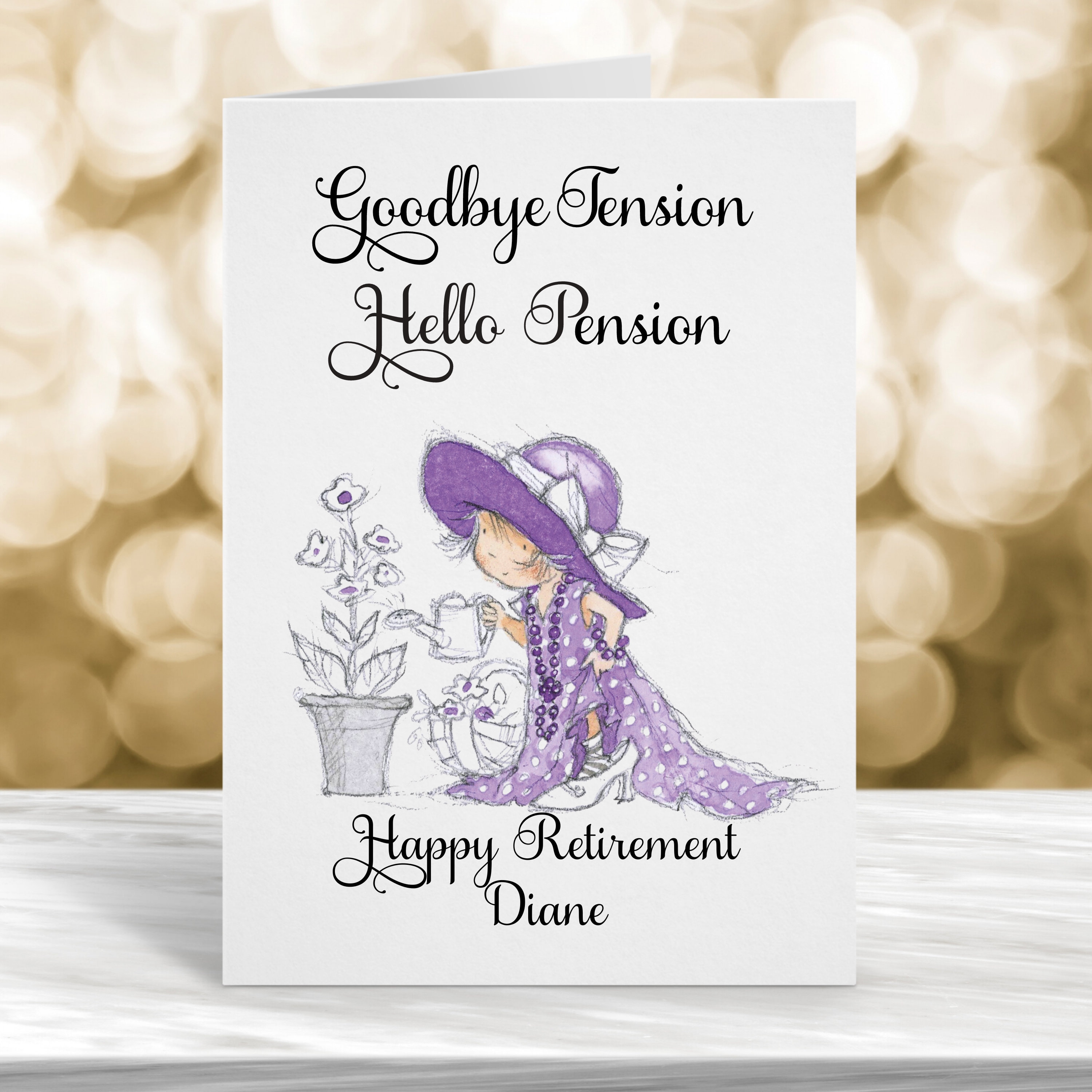 Personalised Retirement Card Happy Retirement Card Goodbye - Etsy