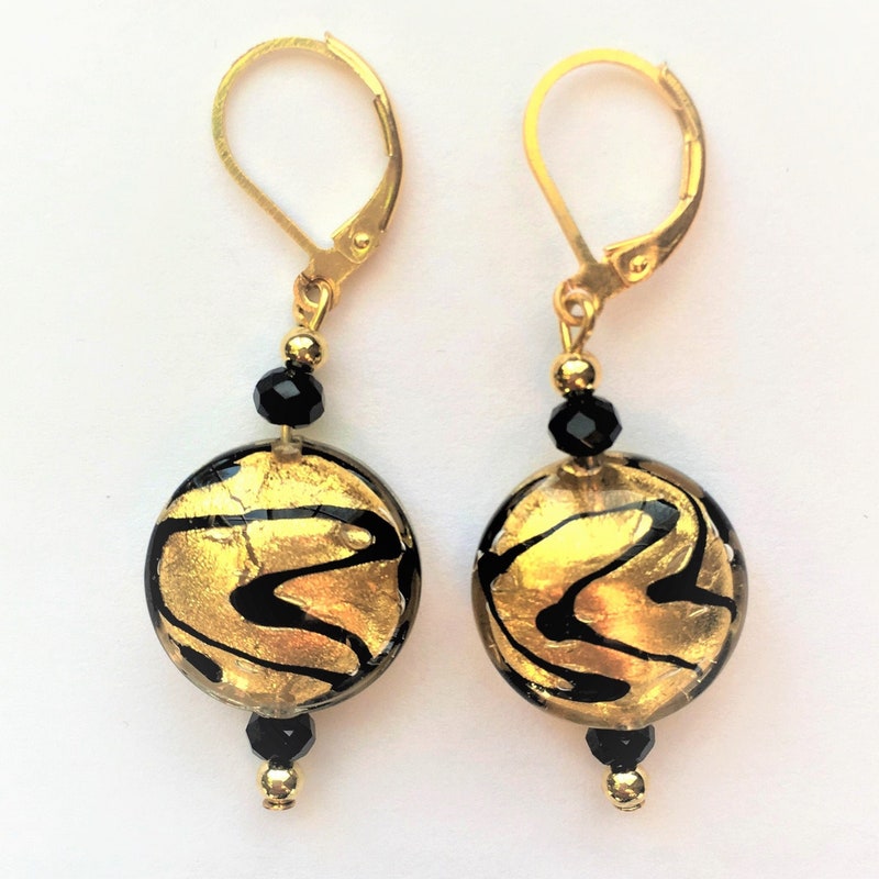 Glass Spiral Earring Murano - Etsy
