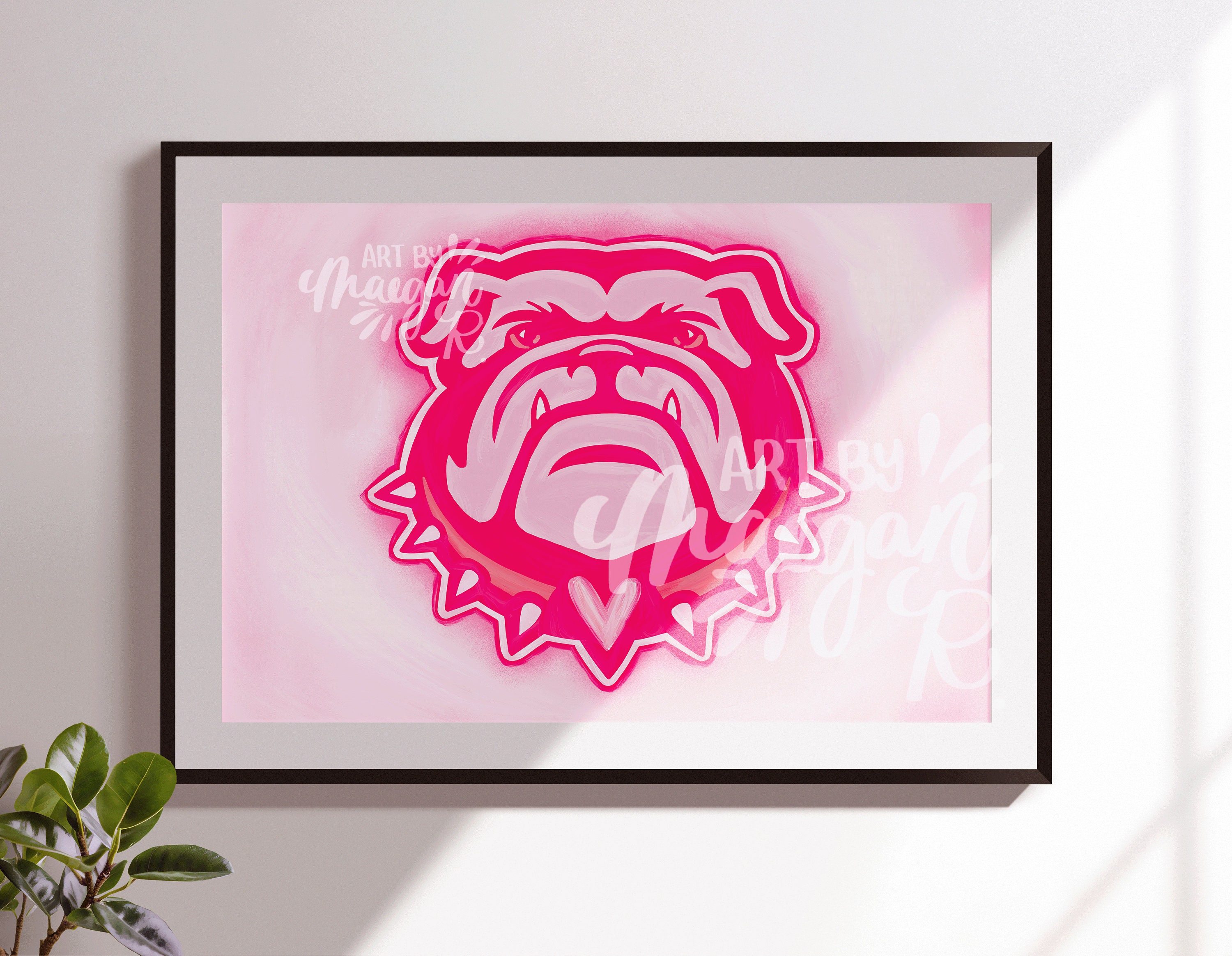 University of Georgia Bulldog Poster - Wall Art - Digital Download - Etsy