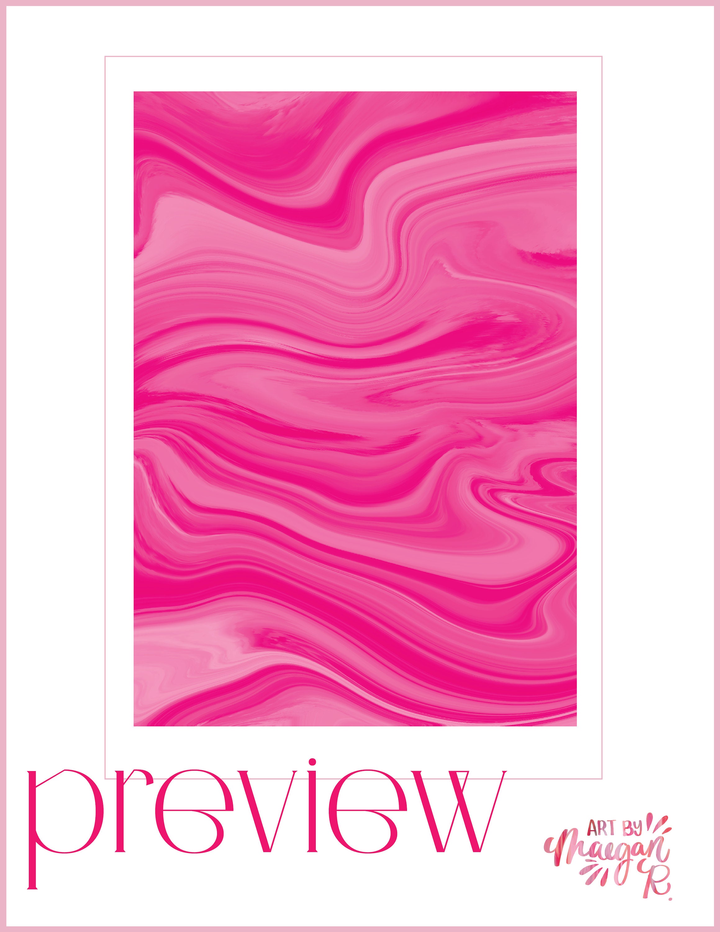 Pink Marble Wall Art Room Decor Gallery Wall Set Preppy - Etsy