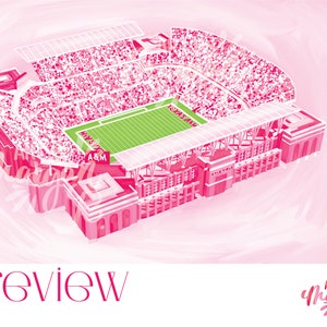 Dorm Decor Wall Art - Kyle Field Stadium Digital Download - Etsy