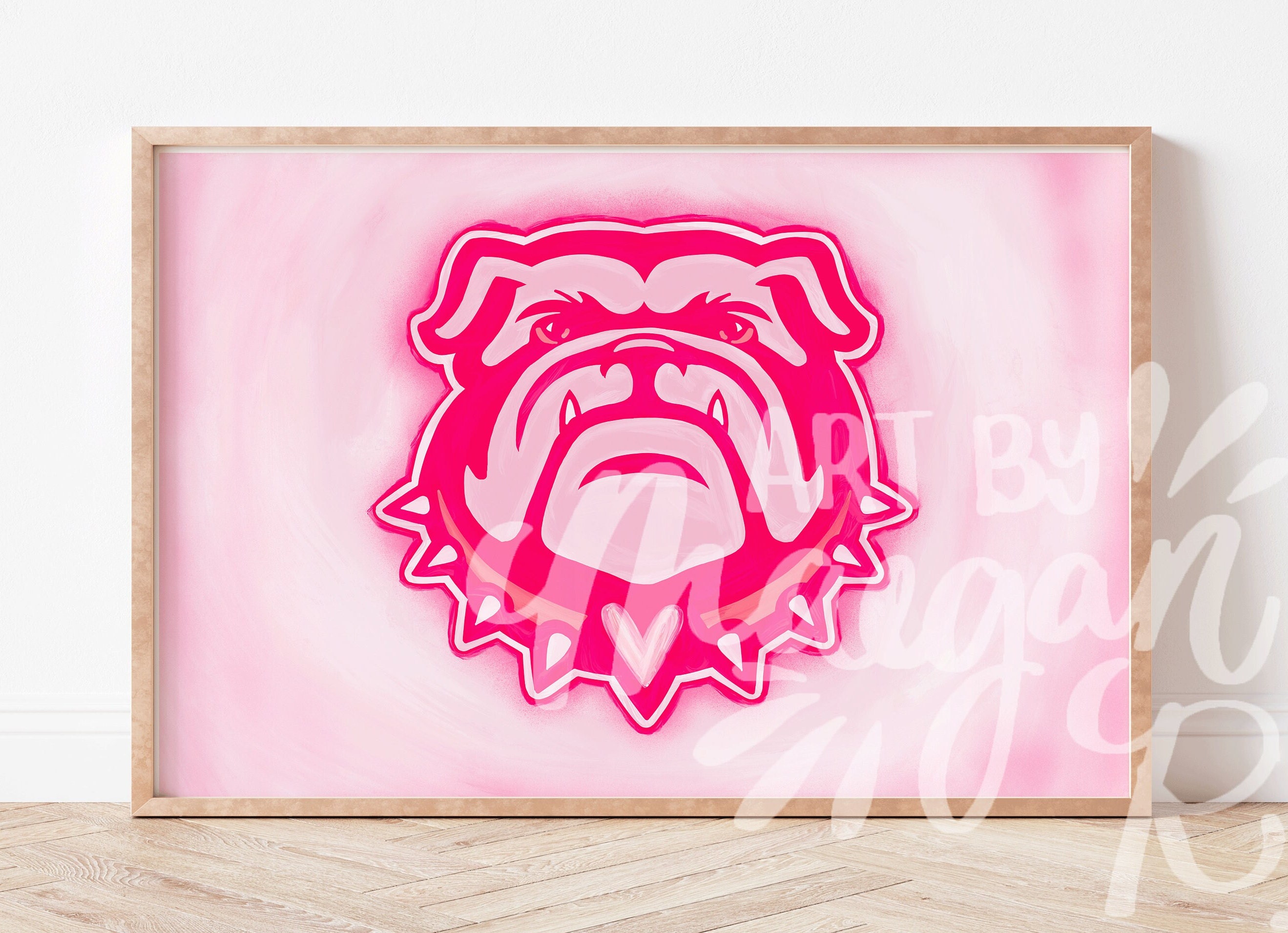 University of Georgia Bulldog Poster - Wall Art - Digital Download - Etsy