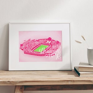 Dorm Decor Wall Art - University of Missouri Mizzou Stadium - Digital ...