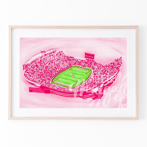 Sanford Stadium Wall Art - Etsy