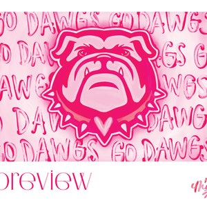 University of Georgia Go Dawgs Graffiti Bulldog Poster - Wall Art ...
