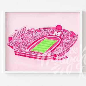 Dorm Decor Wall Art - University of Missouri Mizzou Stadium - Digital ...