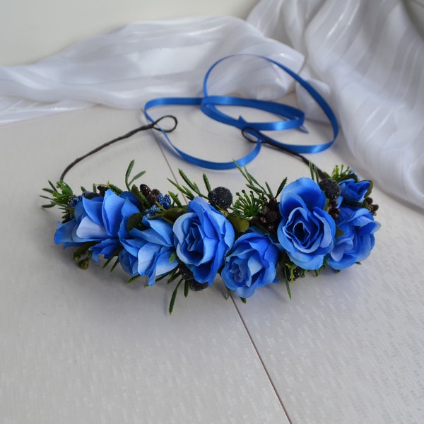 Small Royal Blue Roses - Etsy