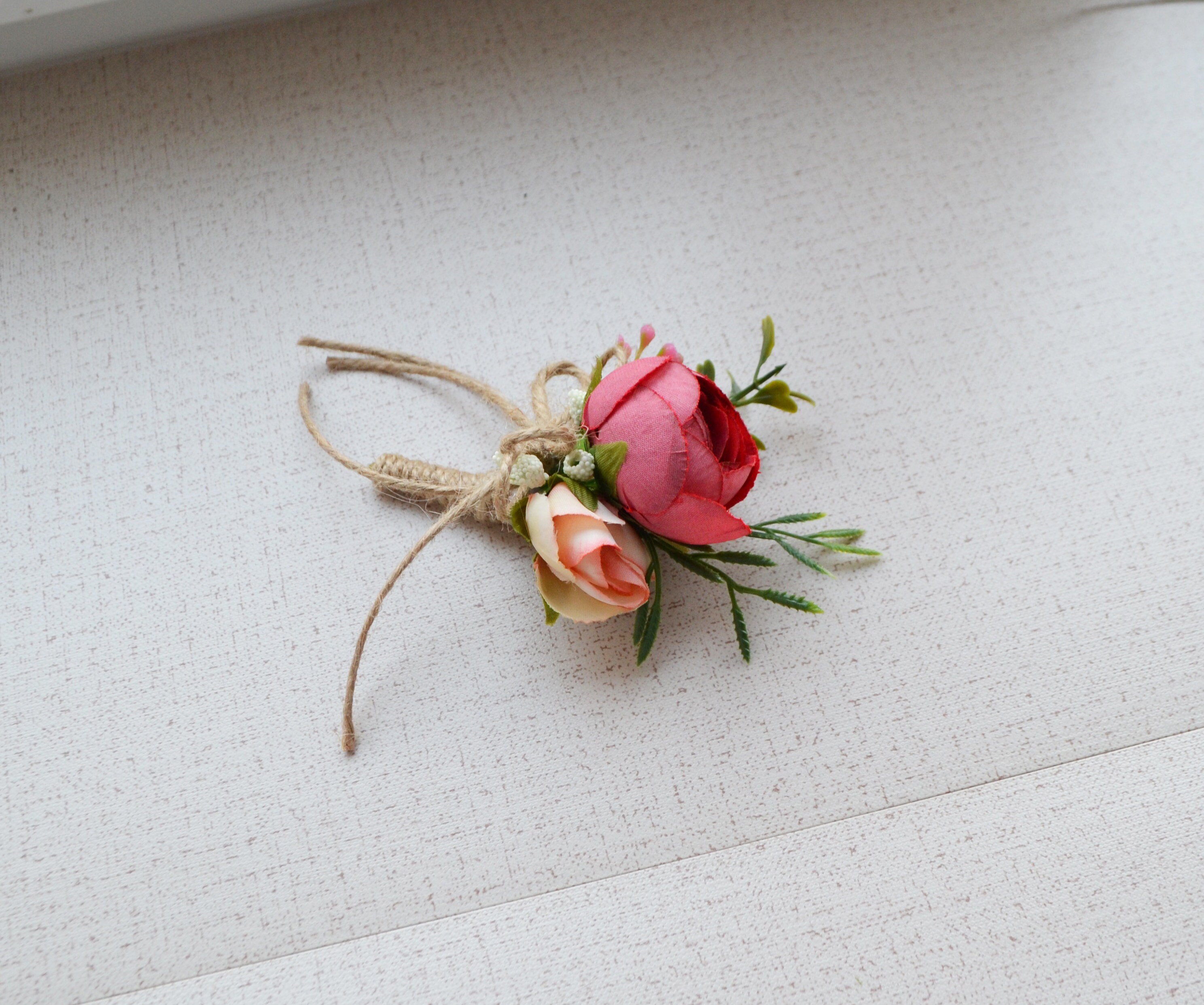 Blush Boutonniere Wedding Pink Boutonniere Groom Boutonhole - Etsy
