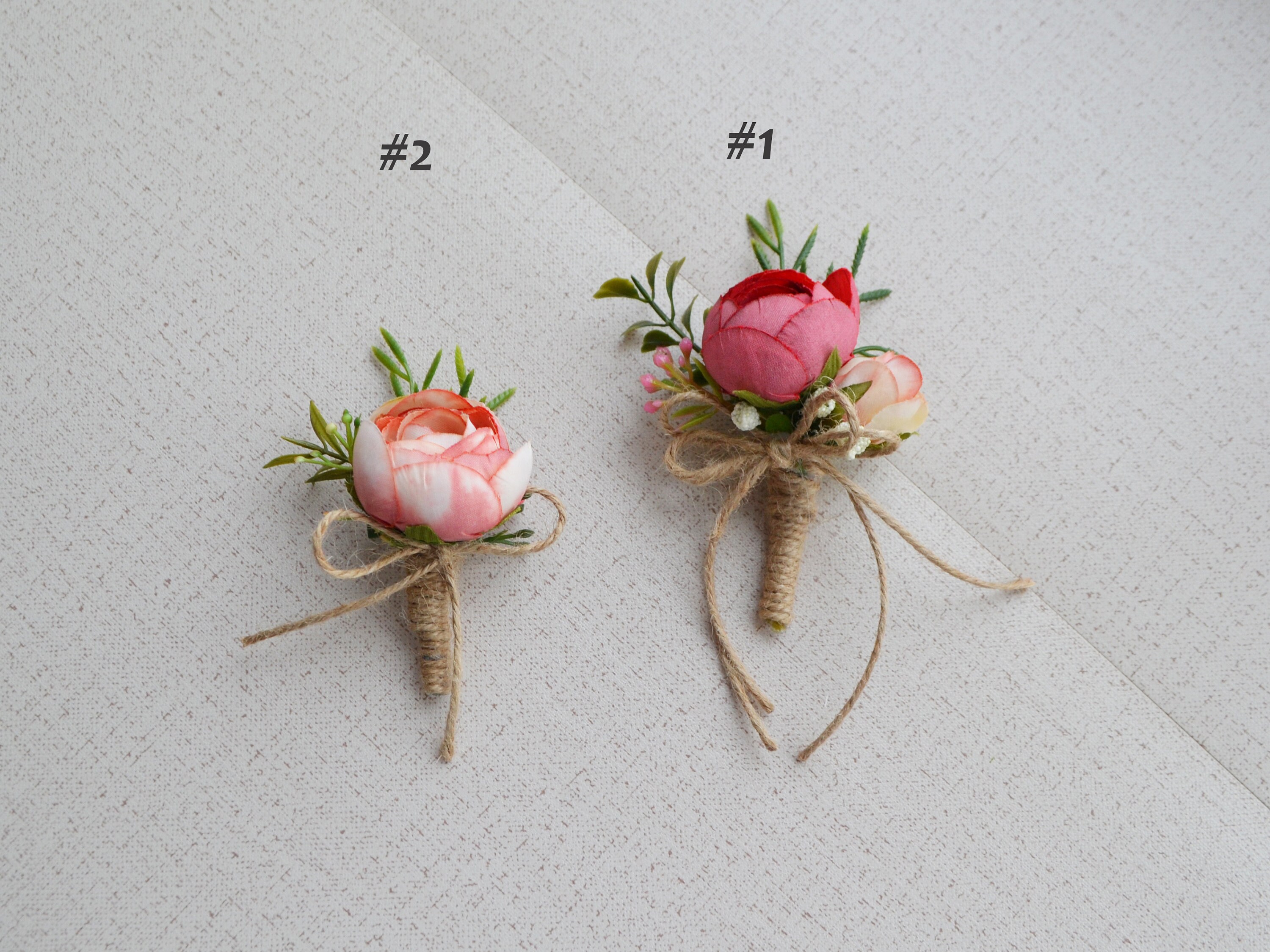 Blush Boutonniere Wedding Pink Boutonniere Groom Boutonhole - Etsy