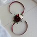 Burgundy Wrist Corsage Small Deep Red Bridesmaid Corsage - Etsy
