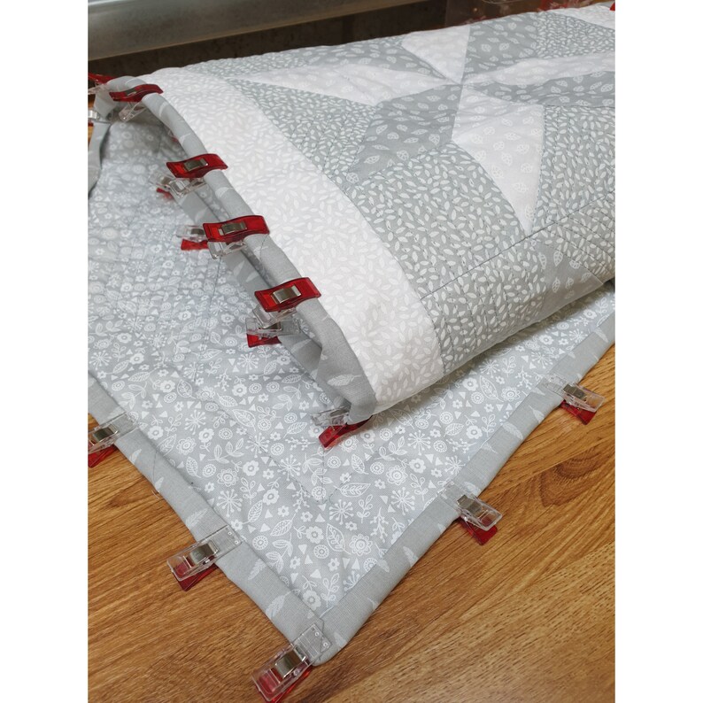 Downloadable PDF Pattern -8 Pointed Star Table Runner, Quilted Table Runner Pdf Pattern, Table ...