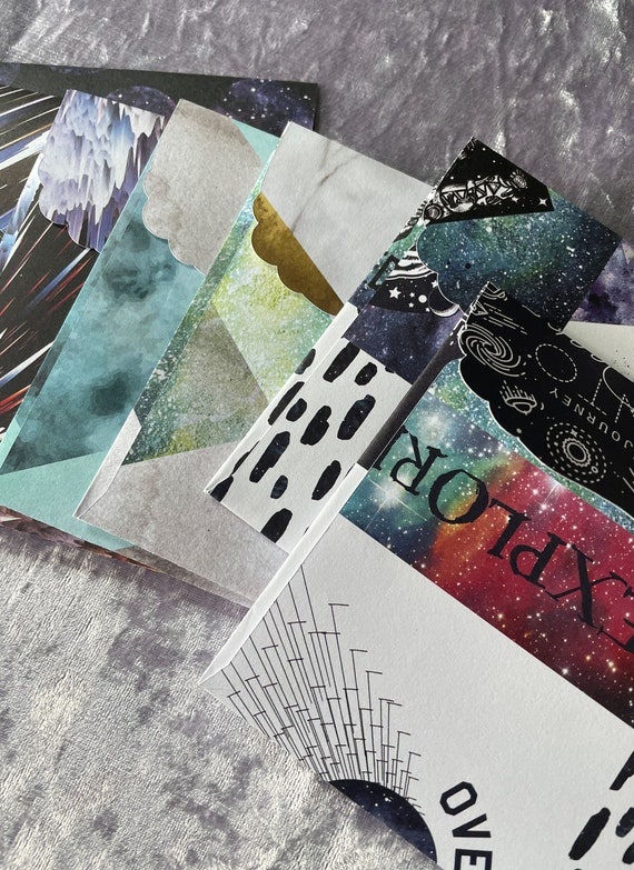 Paper & Party Supplies Space Decorated Envelope Set etna.com.pe