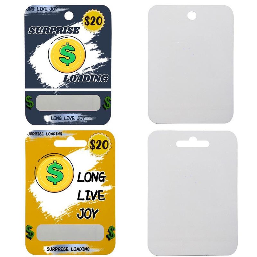 Sublimation Blank Mdf Wooden Money, Chapstick Card, Cash Card Cover ...