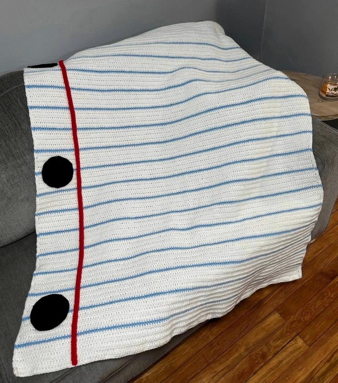 Crochet Notebook Paper Blanket - Etsy