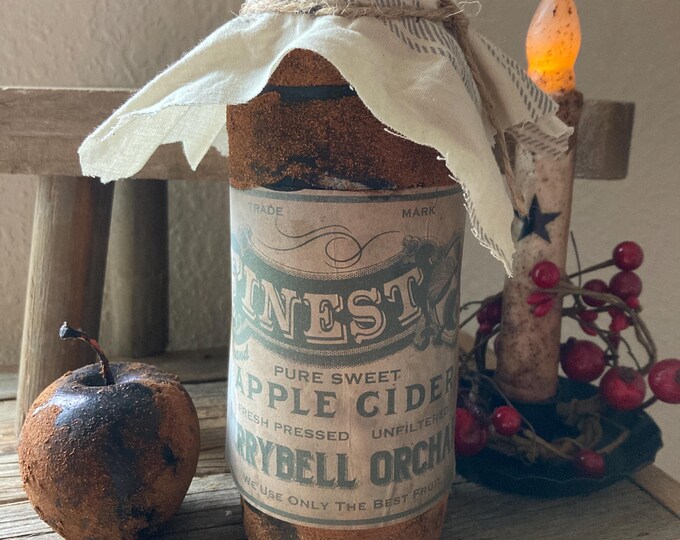 Primitive Apple Cider Jar/primitive Tiered Tray/ Decor Fall Decor ...