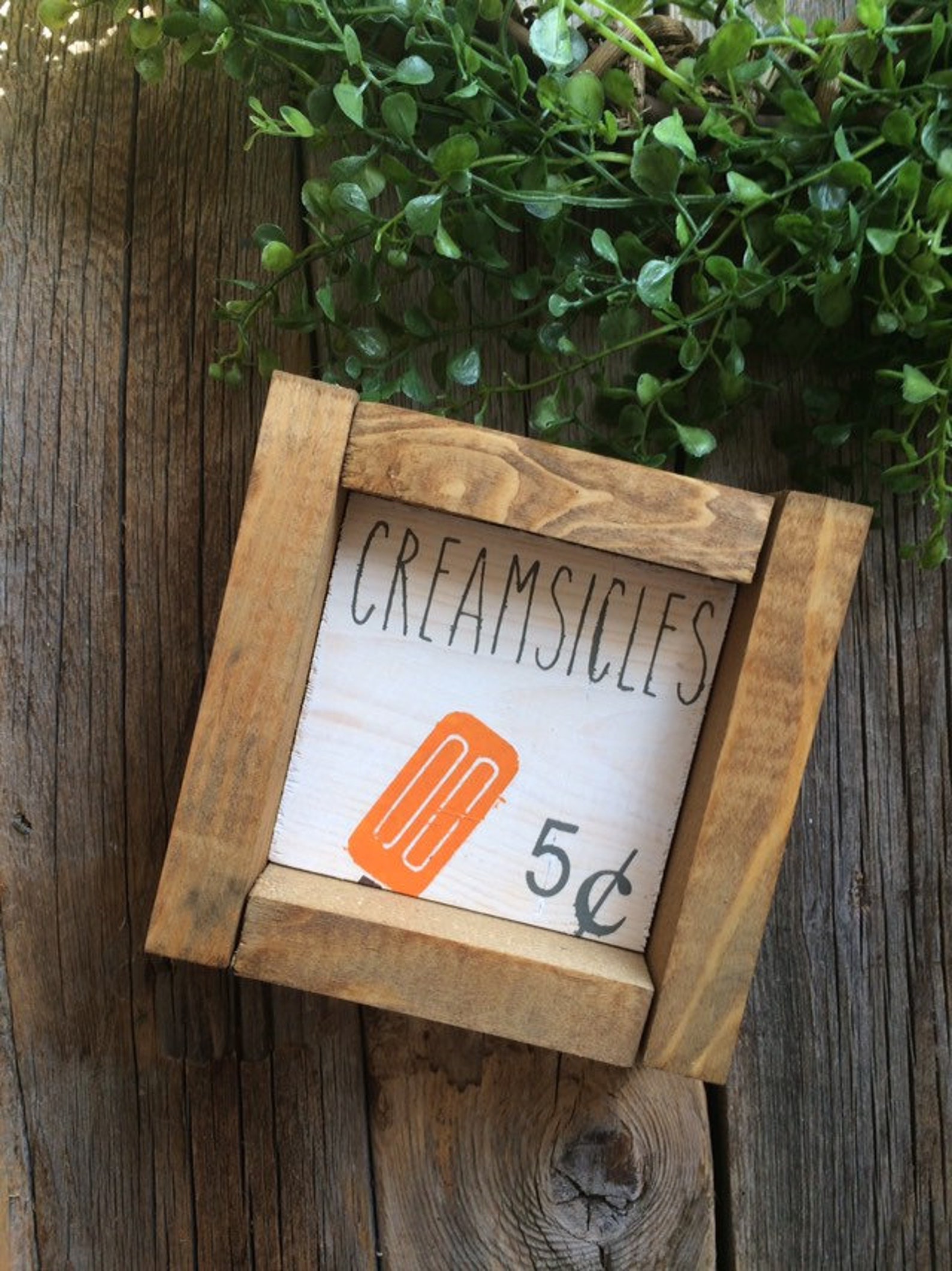 Summer Signs Ice Cream Sign Creamsicle Sign/ Tiered Tray Sign - Etsy