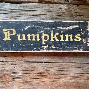 Primitive Pumpkins Sign Fall Sign Farmhouse Sign/ / Prim Decor ...