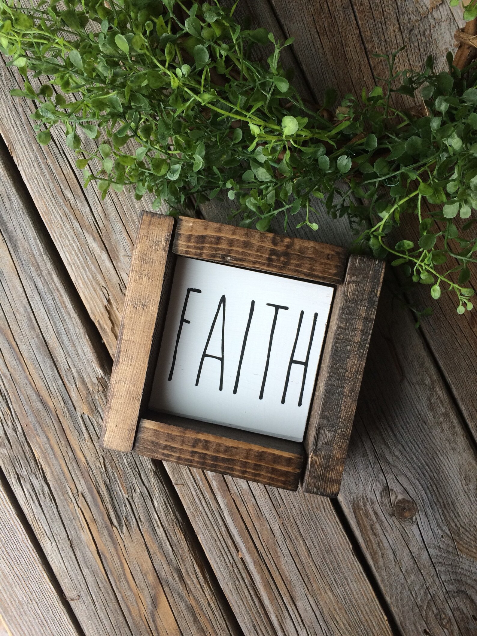 Faith Sign/ Rae Dunn Inspired Sign Farmhouse Sign/ Wood Signs - Etsy