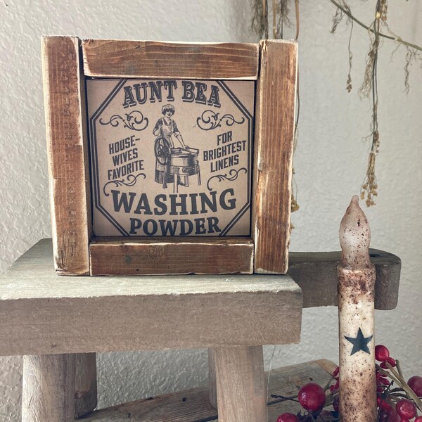 Vintage Laundry Sign - Etsy