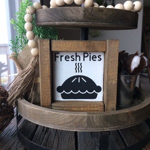 Farmhouse Signs Kitchen Signs/ Farmhouse Kitchen/ Eat Sign/ Fresh Pies ...