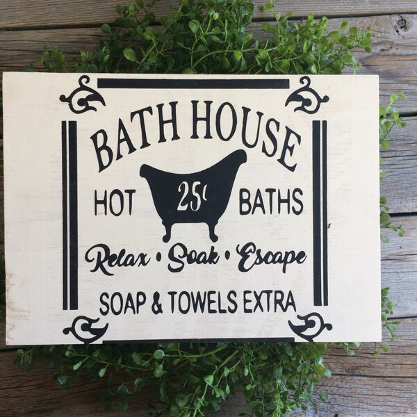 Primitive Bathroom - Etsy