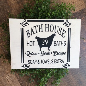 Bathroom Signs/ Farmhouse Signs/ Farmhouse Decor/ Bathroom Decor ...