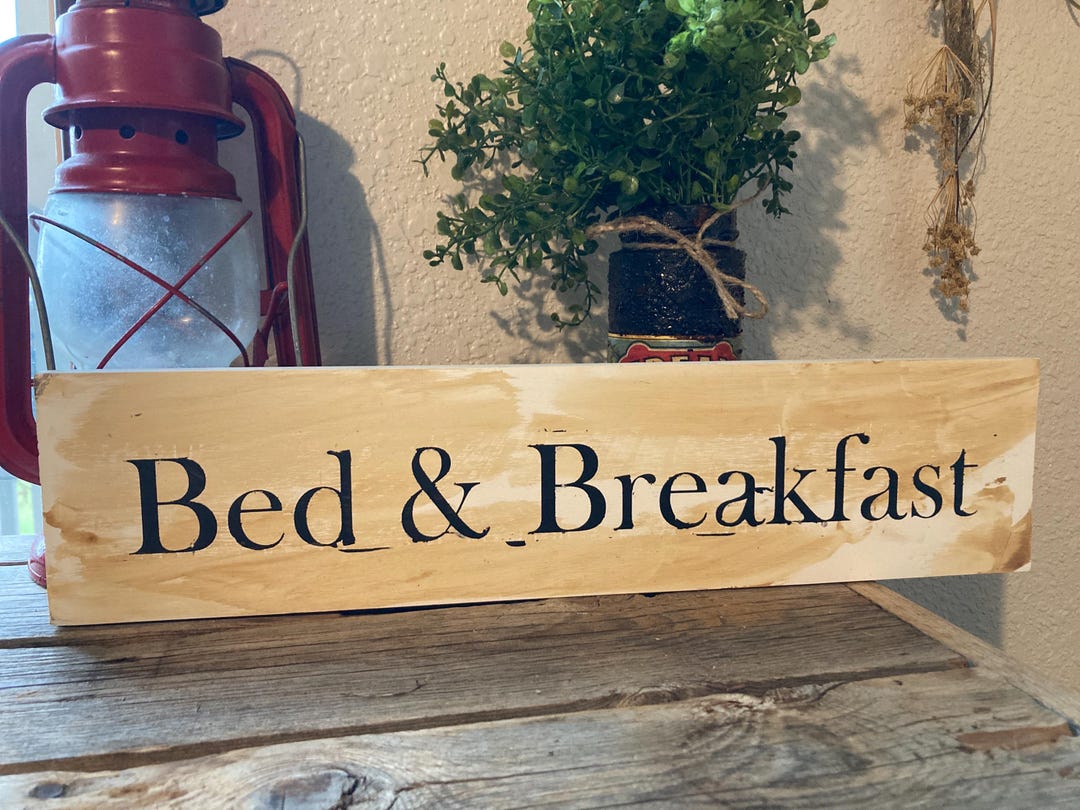 Bed and Breakfast Sign Primitive Sign/ Farmstand Vintage Decor ...