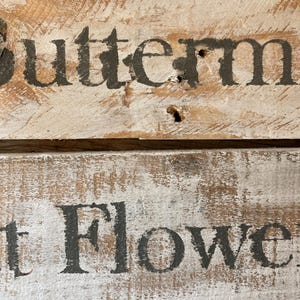 Fresh Buttermilk Sign / Fresh Flowers Sign Vintage Decor, Primitive ...