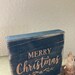 Primitive Merry Christmas Wood Block Sign Vintage Decor, Primitive ...