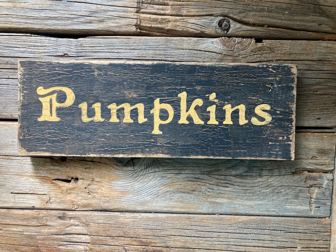 Primitive Pumpkins Sign Fall Sign Farmhouse Sign/ / Prim Decor ...