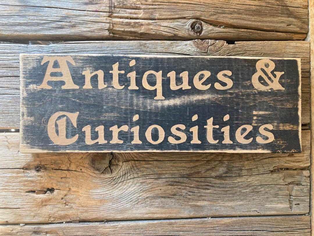 Primitive Antiques and Curiosities Sign Vintage Decor, Primitive Decor ...
