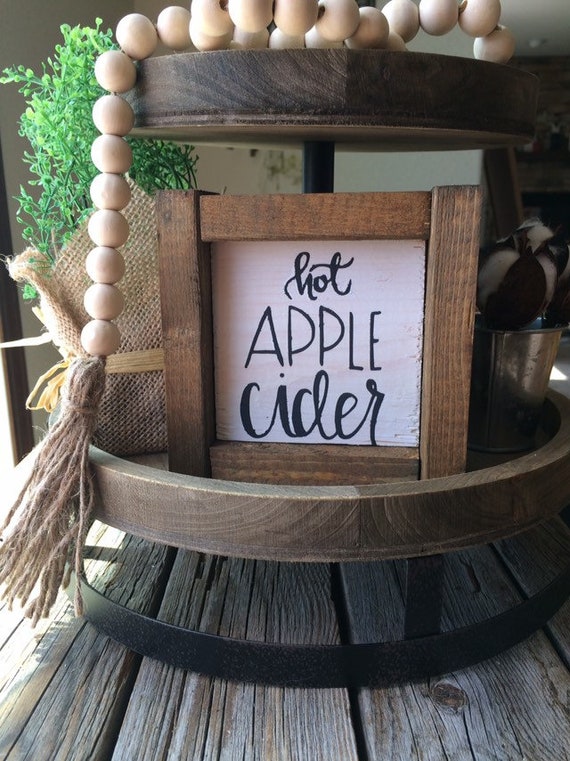 Apple Cider Sign Farmhouse Sign/ Halloween Sign Wood Signs / | Etsy