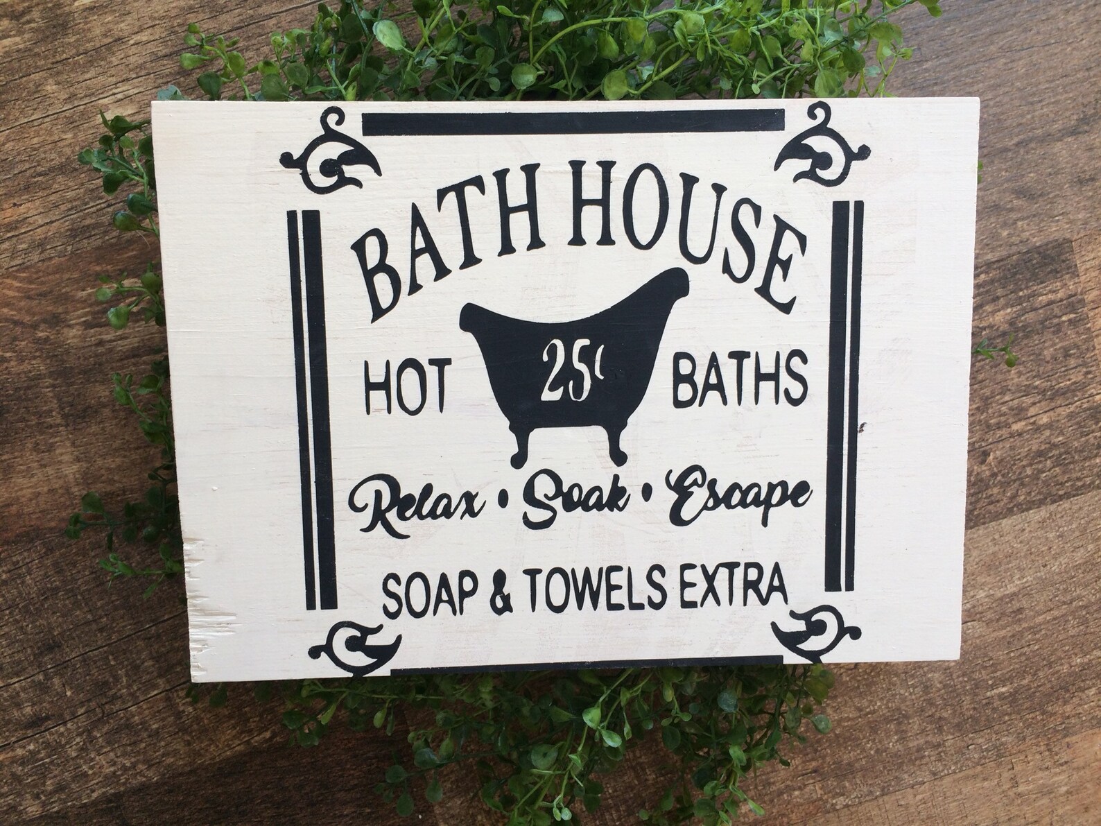 Bathroom Signs/ Farmhouse Signs/ Farmhouse Decor/ Bathroom - Etsy